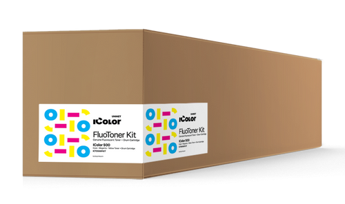 UNINET IColor 500 Fluorescent CMY Toner & Drum Starter Cartridge Kit ...