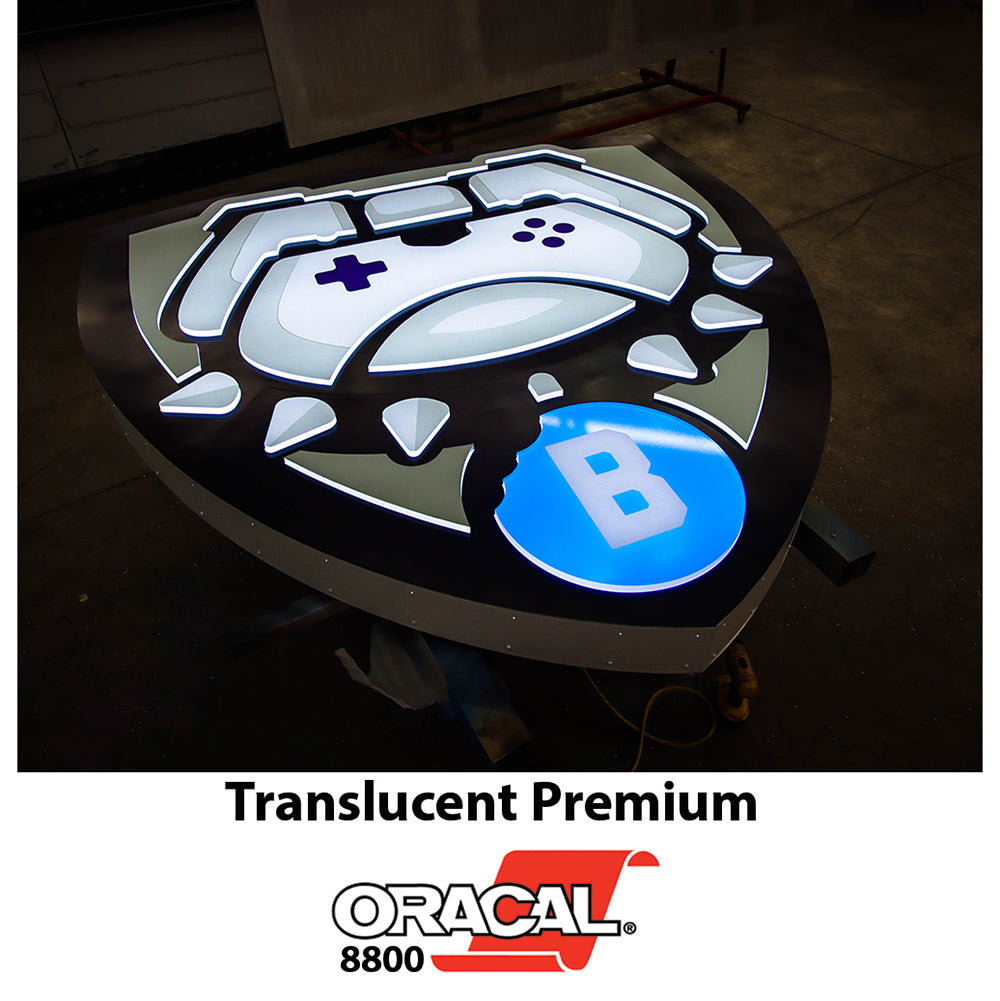 Oracal 8800 Translucent Premium Cast Vinyl - 24 in x 10 yds | SignWarehouse
