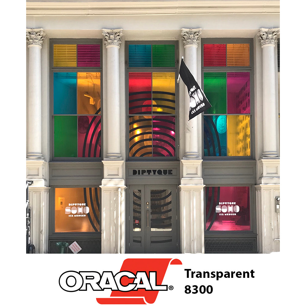 Oracal 8300 Transparent Vinyl - 48 in x 50 yds | SignWarehouse