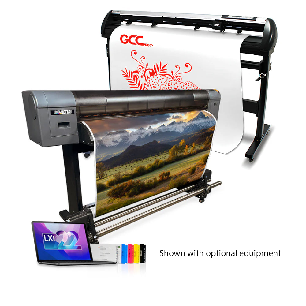 PrismJET 54 Gen2 Print & Cut Pro Package with 64 Inch GCC Jaguar V ...
