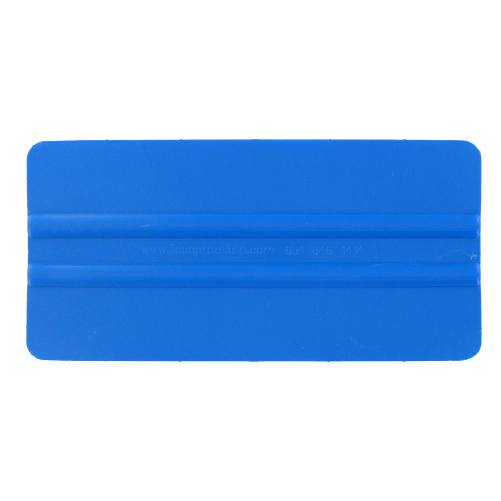 6 Inch Poly Blend Squeegee - Blue | SignWarehouse