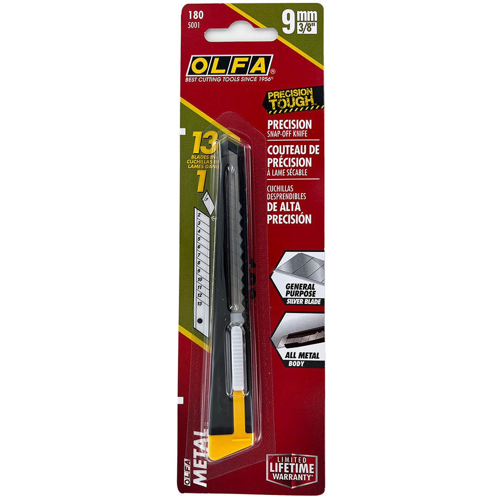OLFA 180 9mm Metal Precision Utility Knife – Signwarehouse