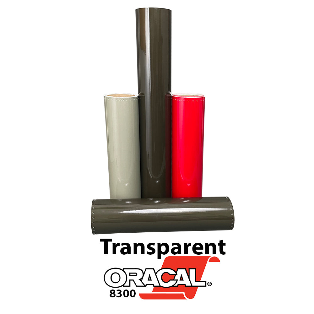 Oracal 8300 Transparent Vinyl - 48 in x 50 yds | SignWarehouse
