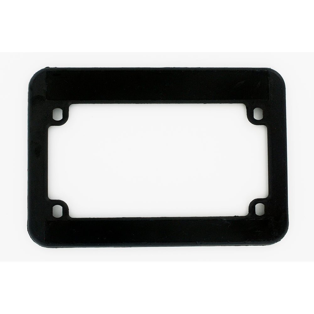 Black Plastic Motorcycle License Plate Holder - 7 in x 5 3/8 in ...